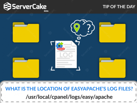 What is the location of EasyApache's Log Files? - ServerCake