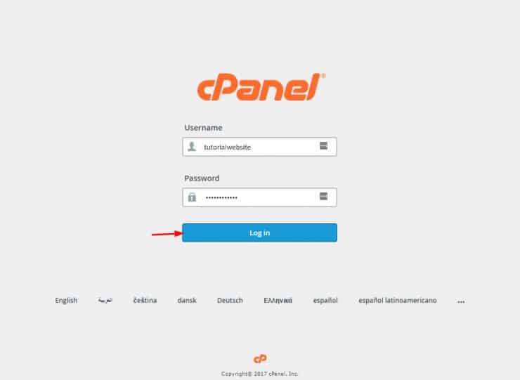 How to Login into the cPanel server | cPanel Login - ServerCake India