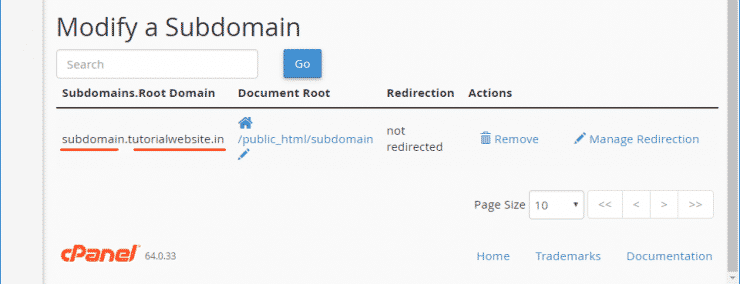 How to Create and Delete Subdomain in cPanel Server