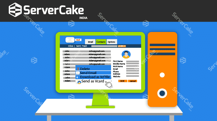 Import Vcard - ServerCake