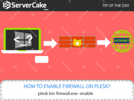 How to enable the firewall on Plesk? - ServerCake