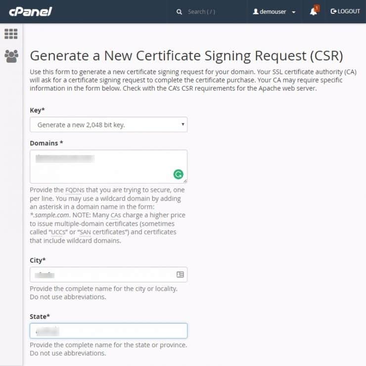 How to Generate CSR Through cPanel to Install SSL Certificate - ServerCake India