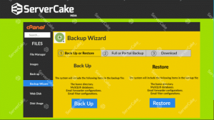 What is Backup Wizard in cPanel? - ServerCake