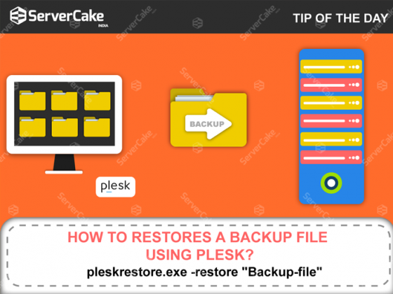 How to Restore a backup file in Plesk? - ServerCake