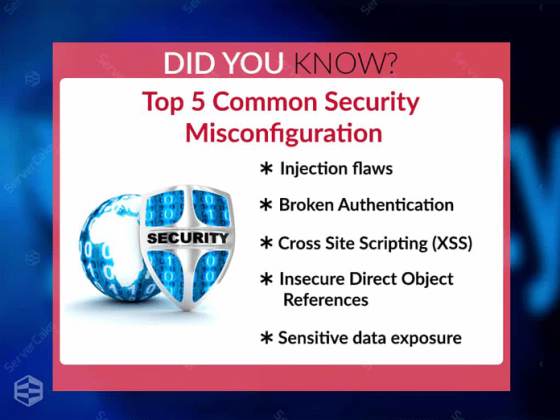 Top 5 common security misconfiguration - ServerCake