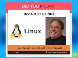 Inventor of Linux - ServerCake India