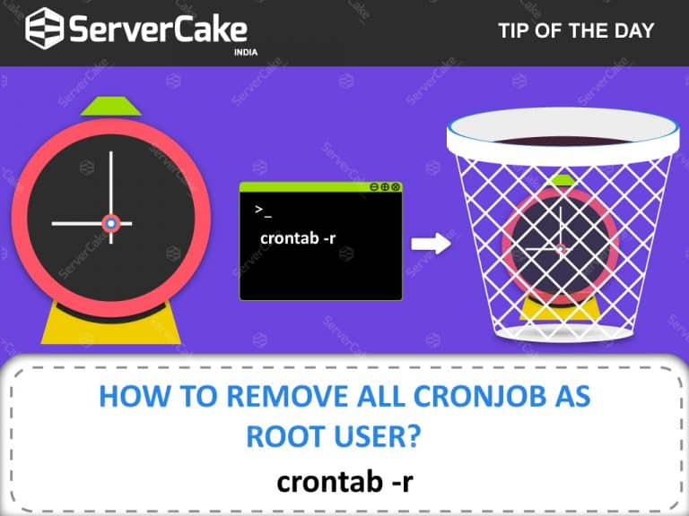 How to remove all cronjob as root user using Linux command? - ServerCake