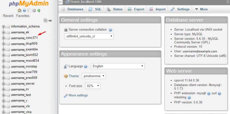 How to Delete table from Database using phpMyAdmin? - ServerCake India
