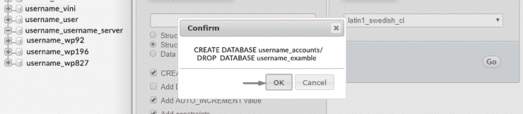 How to Rename a database using phpMyAdmin? - ServerCake