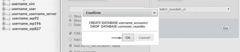How to Rename a database using phpMyAdmin? - ServerCake