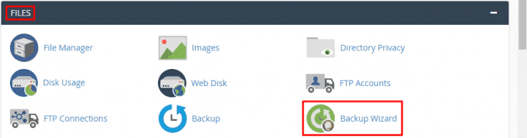 How to Create a backup using Backup Wizard in cPanel? - ServerCake