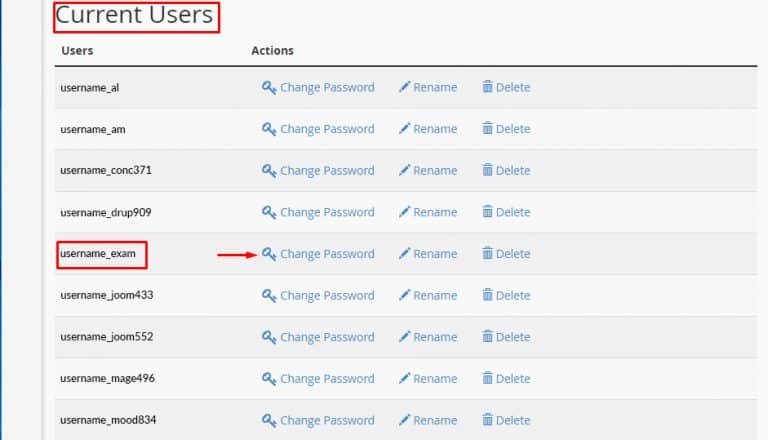 How to Change a MySQL Database User’s Password in cPanel?