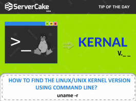 How to find the Linux/UNIX kernel version using command line? - ServerCake