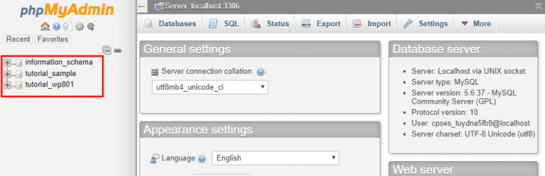 How To Create A Table In Database Using Phpmyadmin Servercake 3893
