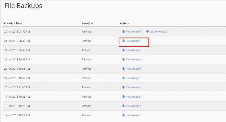 Restoring File Backups in cPanel - ServerCake - ServerCake