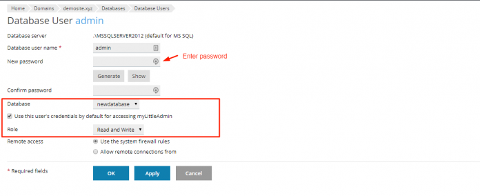 How to allow remote database connection in Plesk? - ServerCake