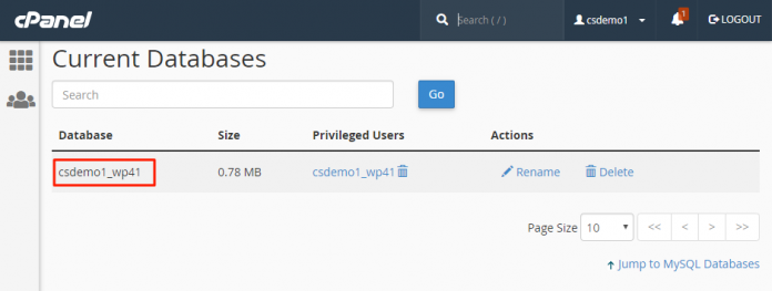 How to check MySQL database size on cPanel? - ServerCake