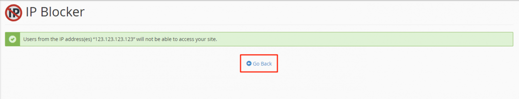 How to use the IP blocker in cPanel? - ServerCake