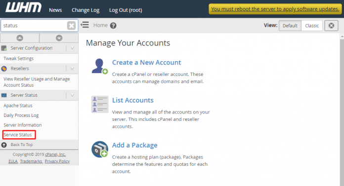 How to Monitor your server in WHM? - ServerCake